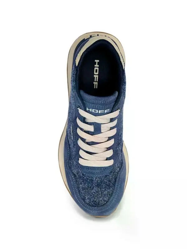 HOFF City Suede-panelled Textured Sneakers