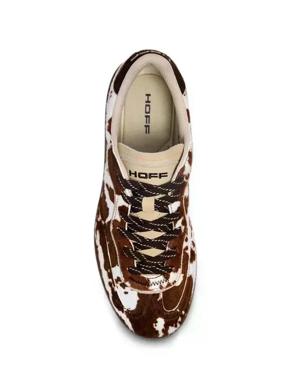 HOFF Park Cow-print Pony-hair Sneakers
