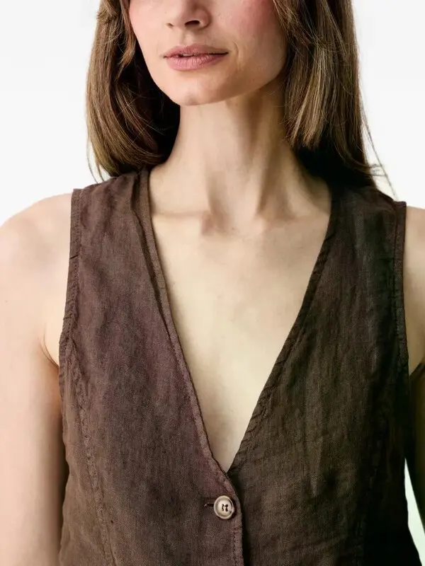HAVEONE Button-up Waistcoat