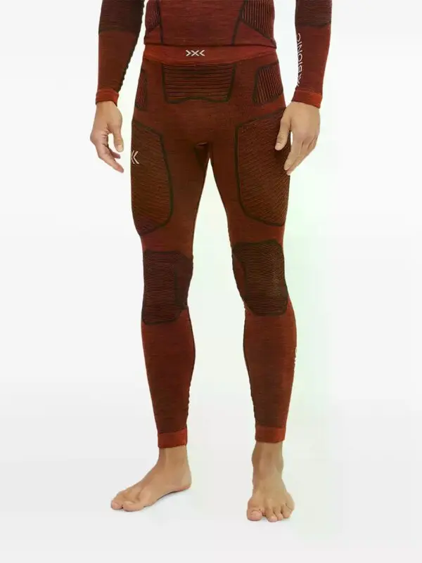 X-BIONIC Panelled Logo-print Ski Pants - Red
