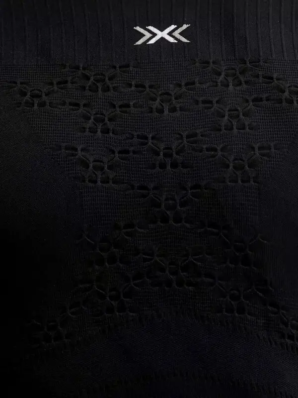 X-BIONIC Ribbed-knit Logo-print T-shirt