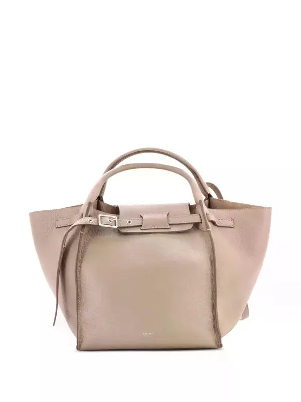 Celine Big Bag Grained Calfskin Medium Satchel - Neutrals
