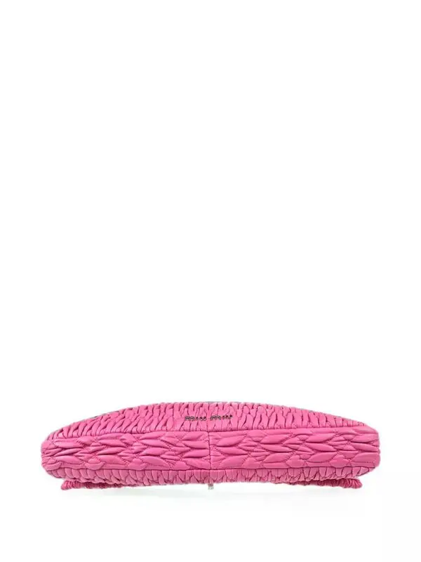 Miu Miu 1990-2000s Matelassé Crystal-embellished Shoulder Bag