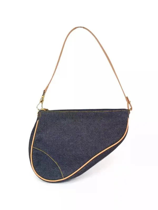 Dior 2001 Saddle Shoulder Bag - Blue