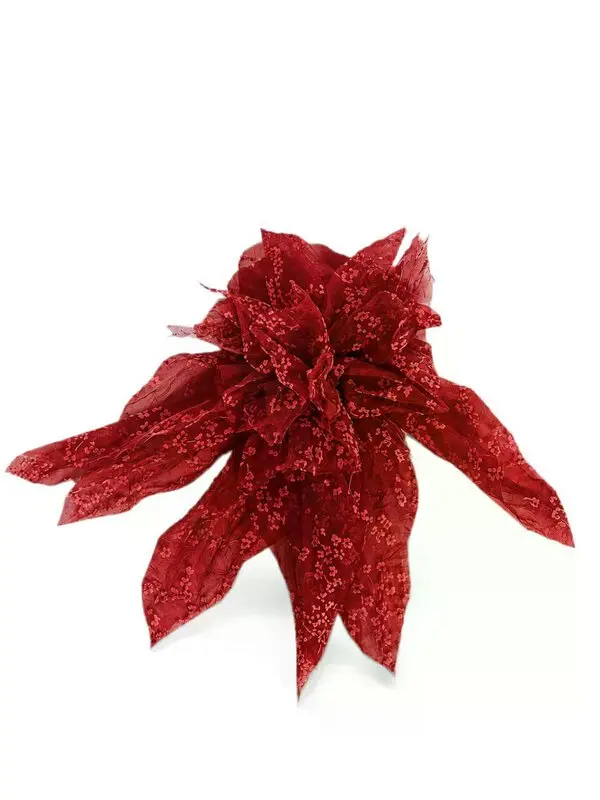 Alberta Ferretti Floral-motif Silk Brooch