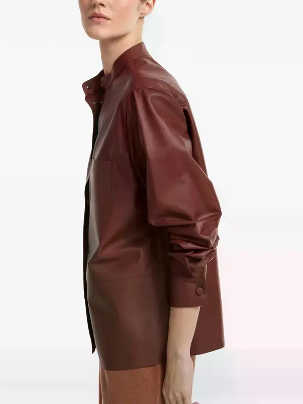 YVES SALOMON Supple Lambskin Shirt
