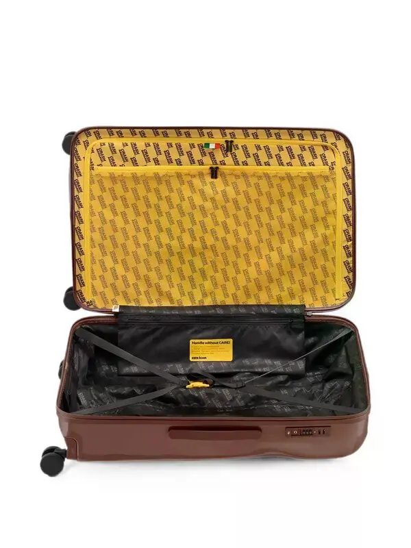 CRASH BAGGAGE Large Icon Dented-effect Suitcase