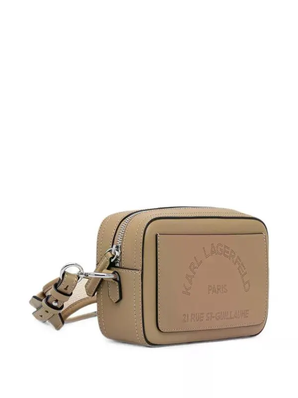 Karl Lagerfeld Logo-perforated Shoulder Bag