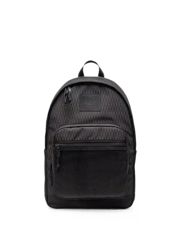 Herschel Supply Co. Kaine 28l Diamond-quilted Mesh-panel Backpack - Black