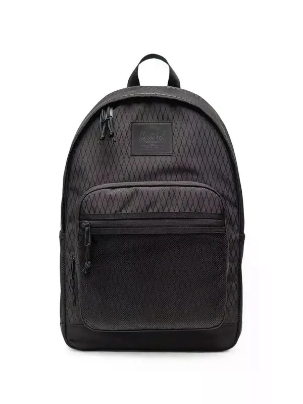 Herschel Supply Co. Kaine 28l Diamond-quilted Mesh-panel Backpack - Black