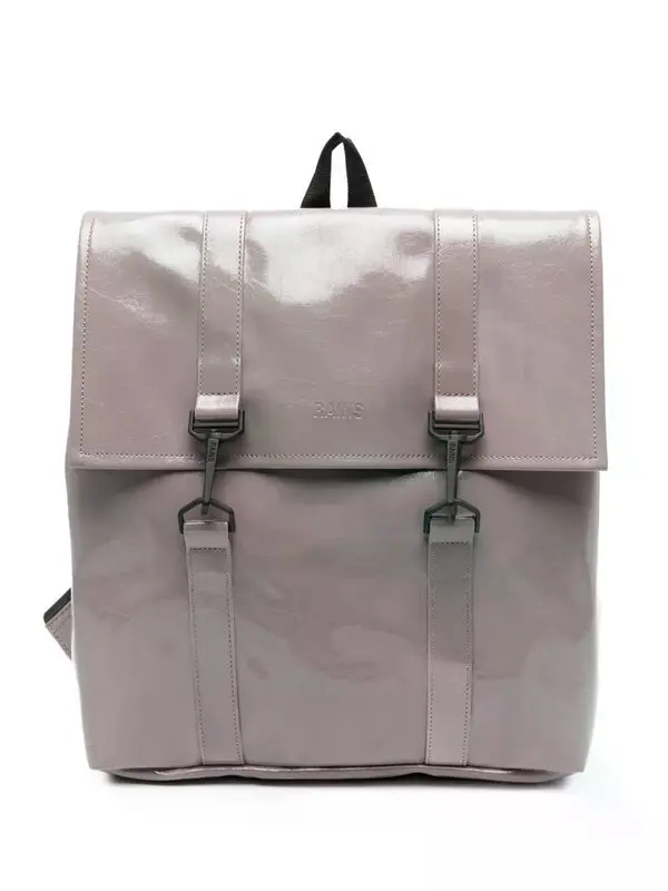 Rains Mini W3 Glaze-effect Backpack - Grey