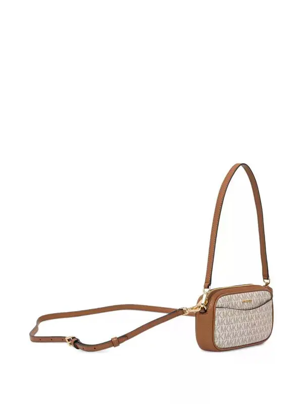 Michael Kors Logo-print Leather-trim Shoulder Bag