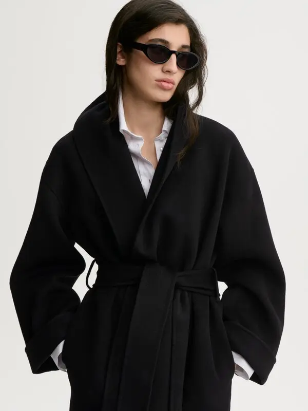 BY MALENE BIRGER Trinelle Wool Coat - Black