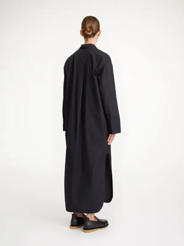 BY MALENE BIRGER Perros Organic Cotton Maxi Shirt Dress