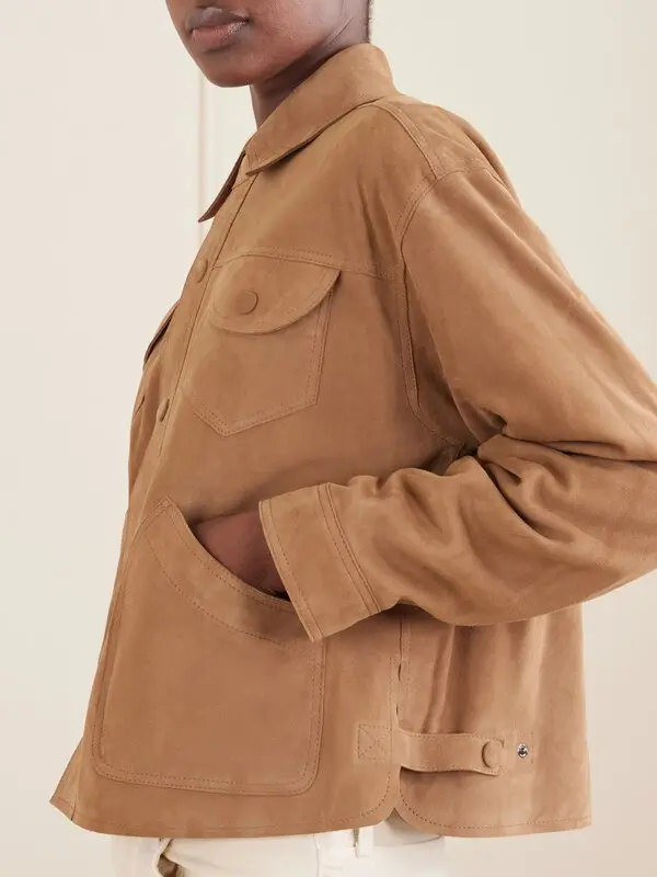 FRAME Utility Suede Jacket