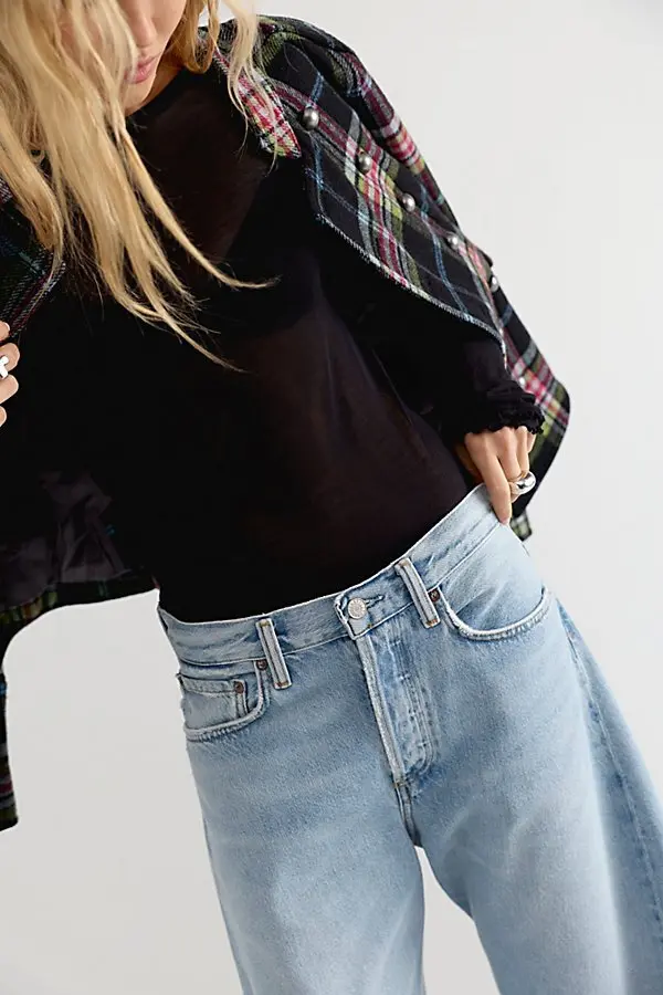 AGOLDE Spiral Twisted Seam Jeans - Addition