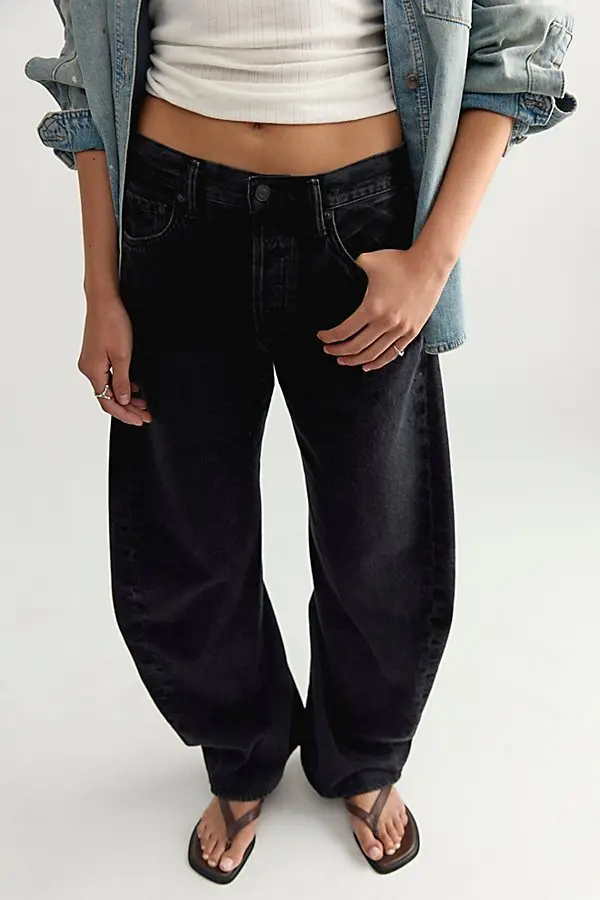AGOLDE Spiral Twisted Seam Jeans At - Vanta