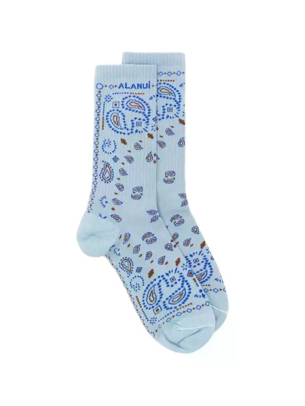 Alanui Paisley-pattern Socks