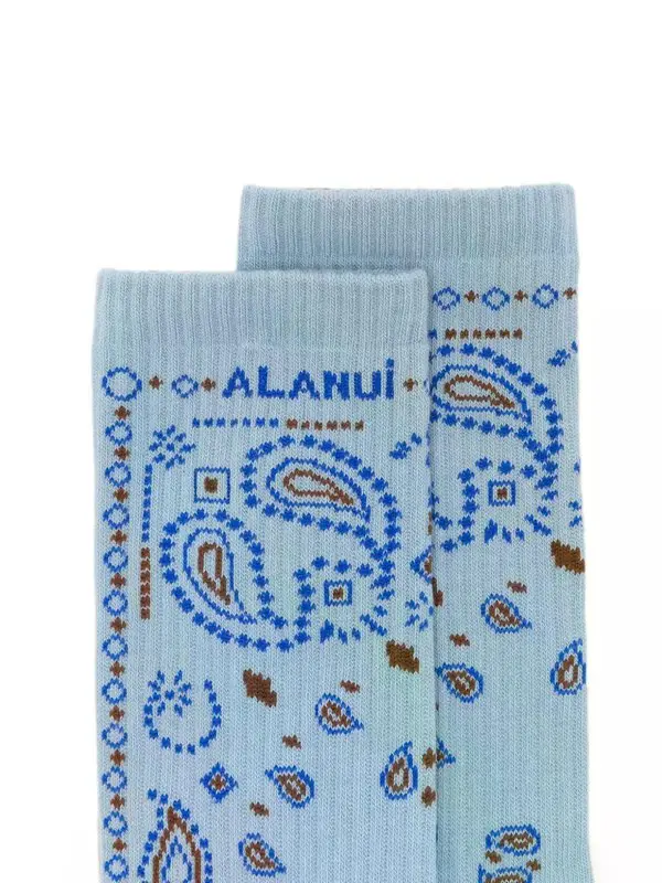 Alanui Paisley-pattern Socks