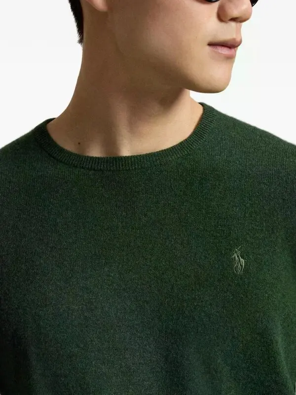 Polo Ralph Lauren Fine-gauge Knit Sweater With Embroidered Pony
