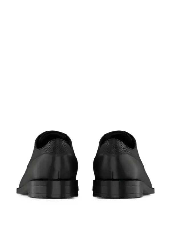 BOSS Micro-pattern Leather Derby Shoes