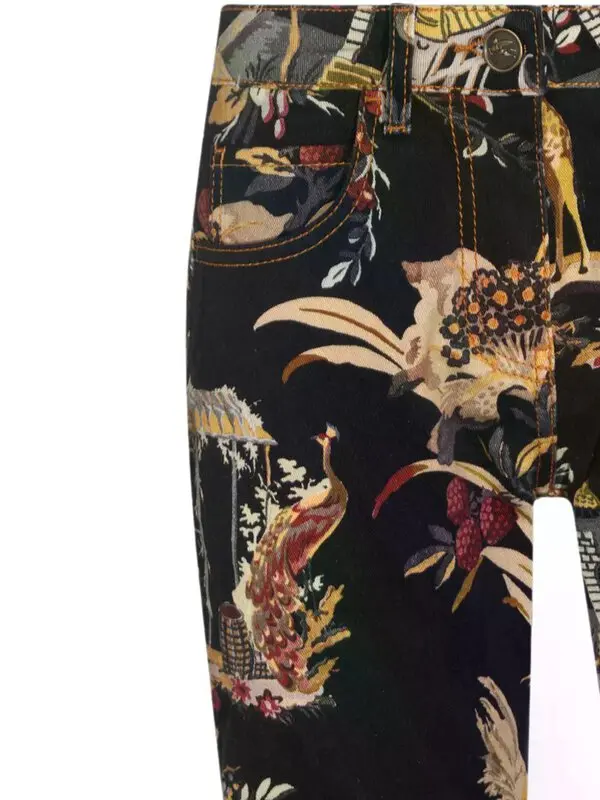 Etro Graphic-print Jeans