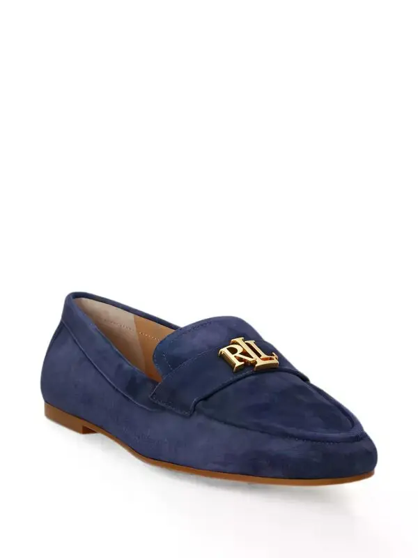 Ralph Lauren Averi Iii Suede Loafers - Blue