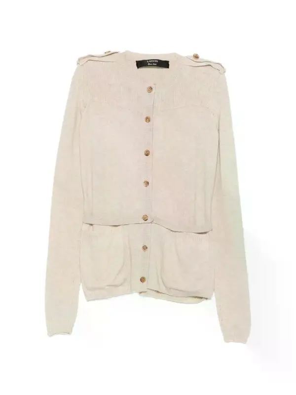 LANVIN 2004 Button-up Cardigan - Neutrals