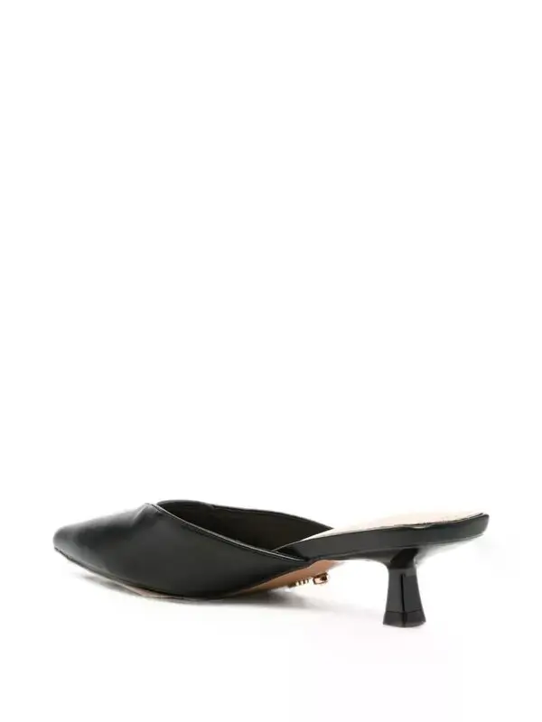 TWENTY FOURHAITCH Malagueta Pointed-toe Mules - Black