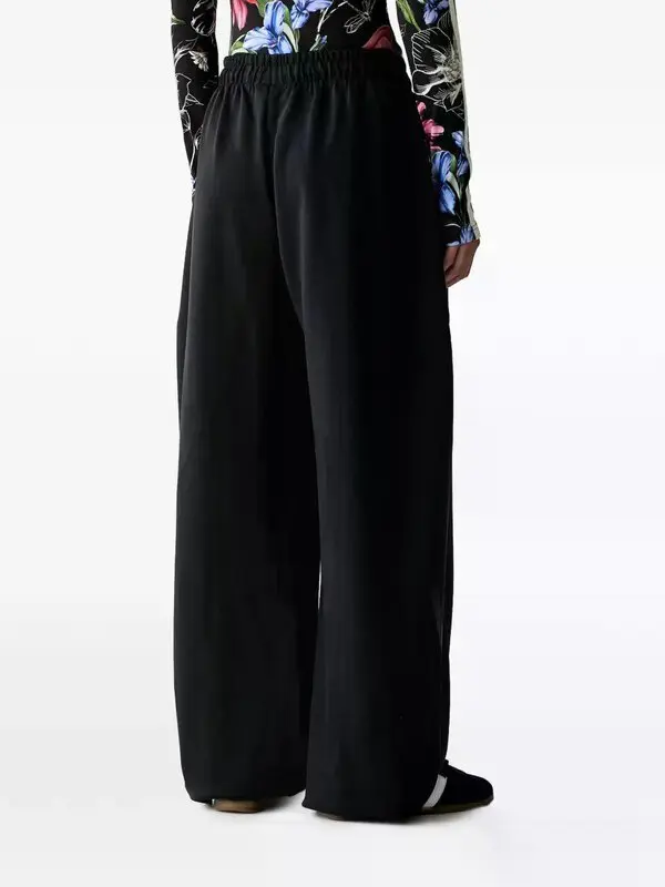 Adidas Logo-print Drawstring Track Pants - Black