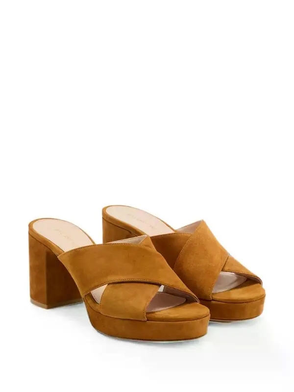 STUART WEITZMAN Crossover-strap Platform Sandals