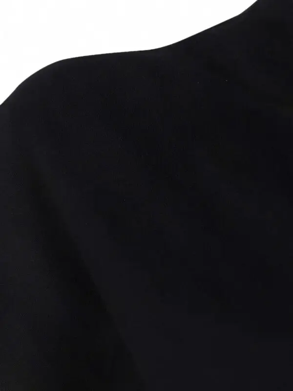 DRHOPE High-neck Draped T-shirt