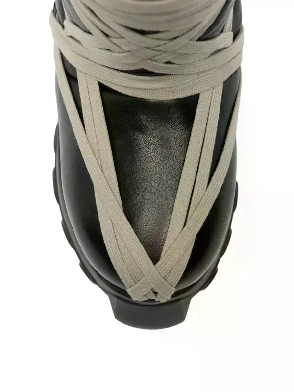 Rick Owens Megalace Lunar Mega Tractor Lace-up Boots