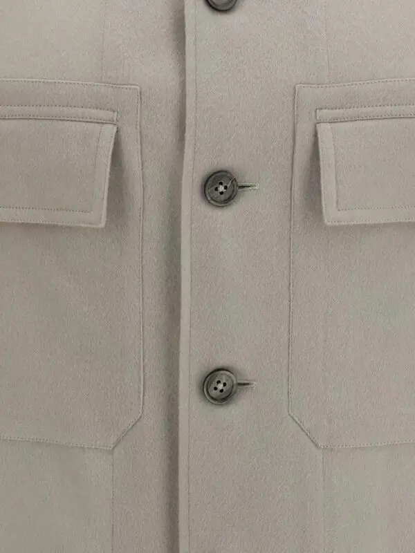 Zegna Button-up Cashmere Overshirt