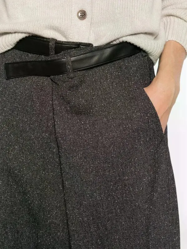 DARKPARK Belted Tailored Trousers