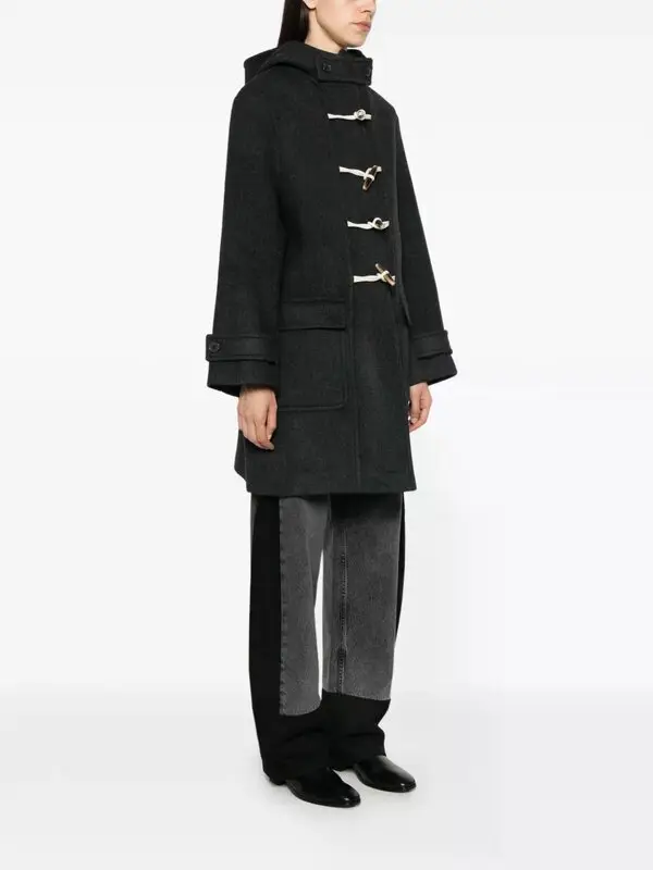 SEMICOUTURE Hooded Toggle Coat