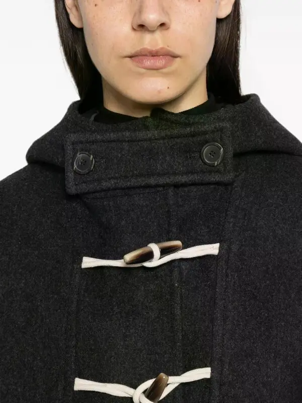 SEMICOUTURE Hooded Toggle Coat