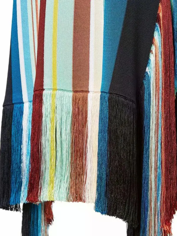 Fendi Multicolour Striped Viscose-yarn Dress