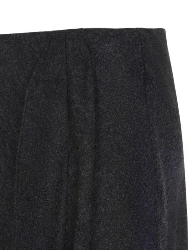 Giorgio Armani Draped Wool Maxi Skirt