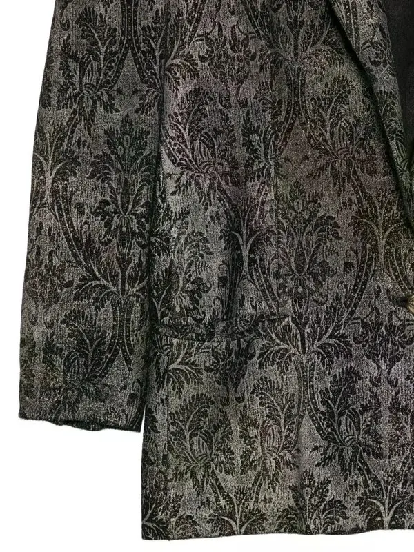 Roberto Cavalli 1980s Damask-print Blazer