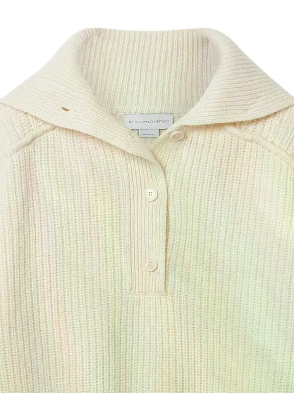 Stella McCartney Ribbed-knit Button-up Sweater