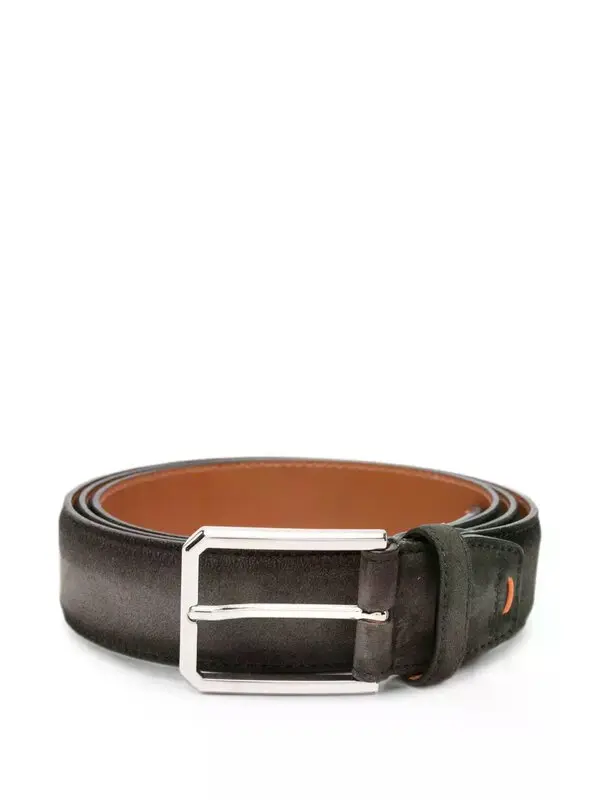 Santoni Suede Buckle-fastening Belt
