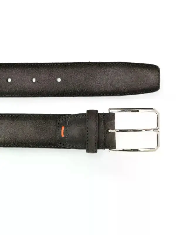 Santoni Suede Buckle-fastening Belt