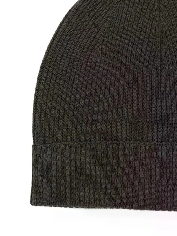 Rick Owens Ribbed-knit Beanie Hat