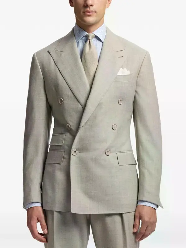 Ralph Lauren Purple Label Double-breasted Wool Suit