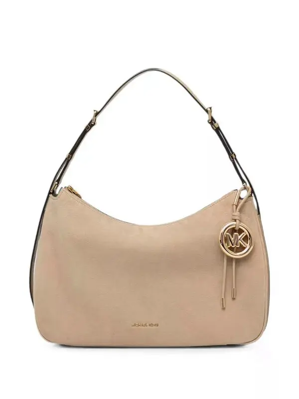 Michael Kors Nolita Logo-plaque Shoulder Bag - Neutrals