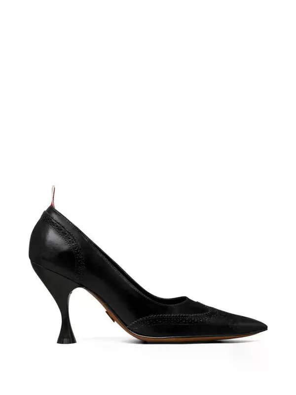 Thom Browne Wingtip Leather Pumps - Black