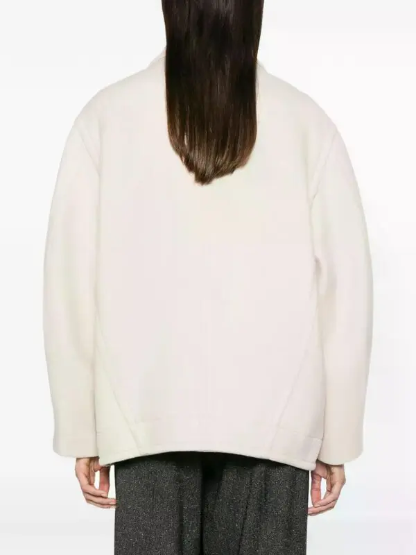 SEMICOUTURE Oversized Button-fastening Coat