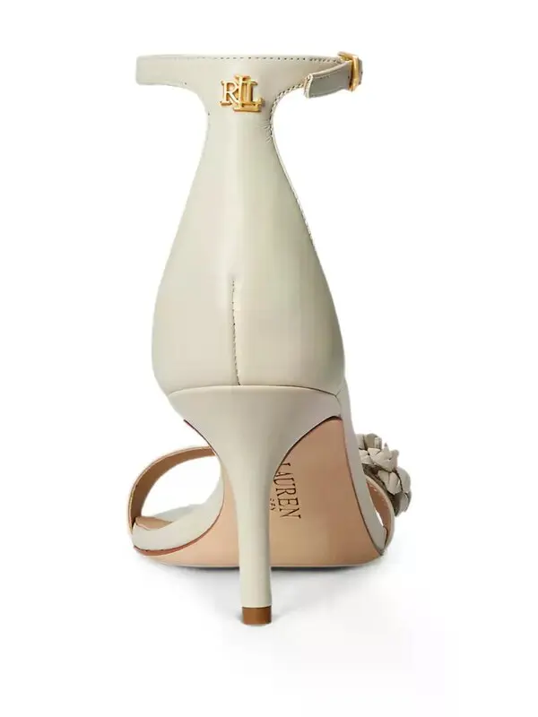 Ralph Lauren Allie Floral-appliqué Sandals
