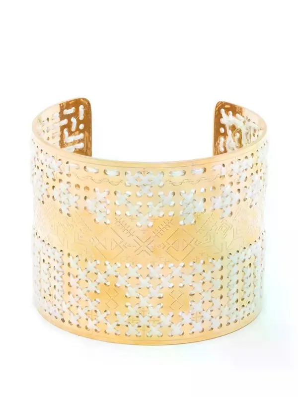 L'EIGHT STUDIO Geometric Cuff Bracelet - Gold